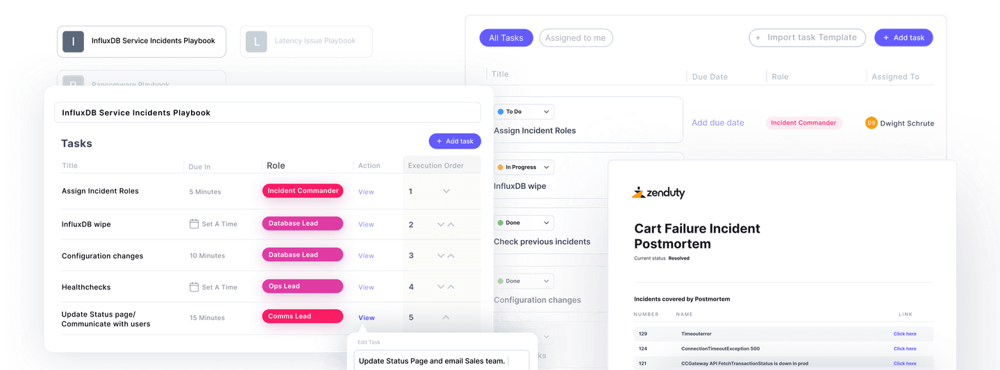 End-to-end Incident Management and Response Orchestration | Zenduty